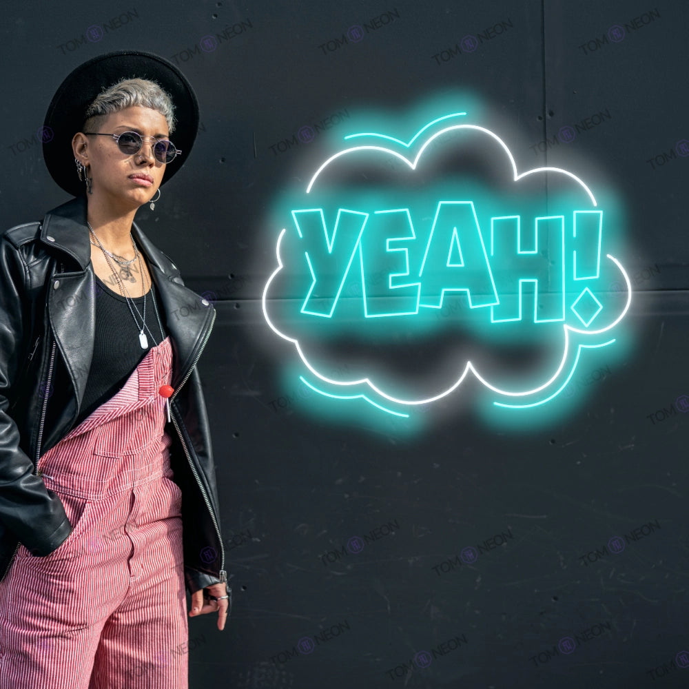Yeah! NEON SHILD - Energy Wolke & Radiant lettering
